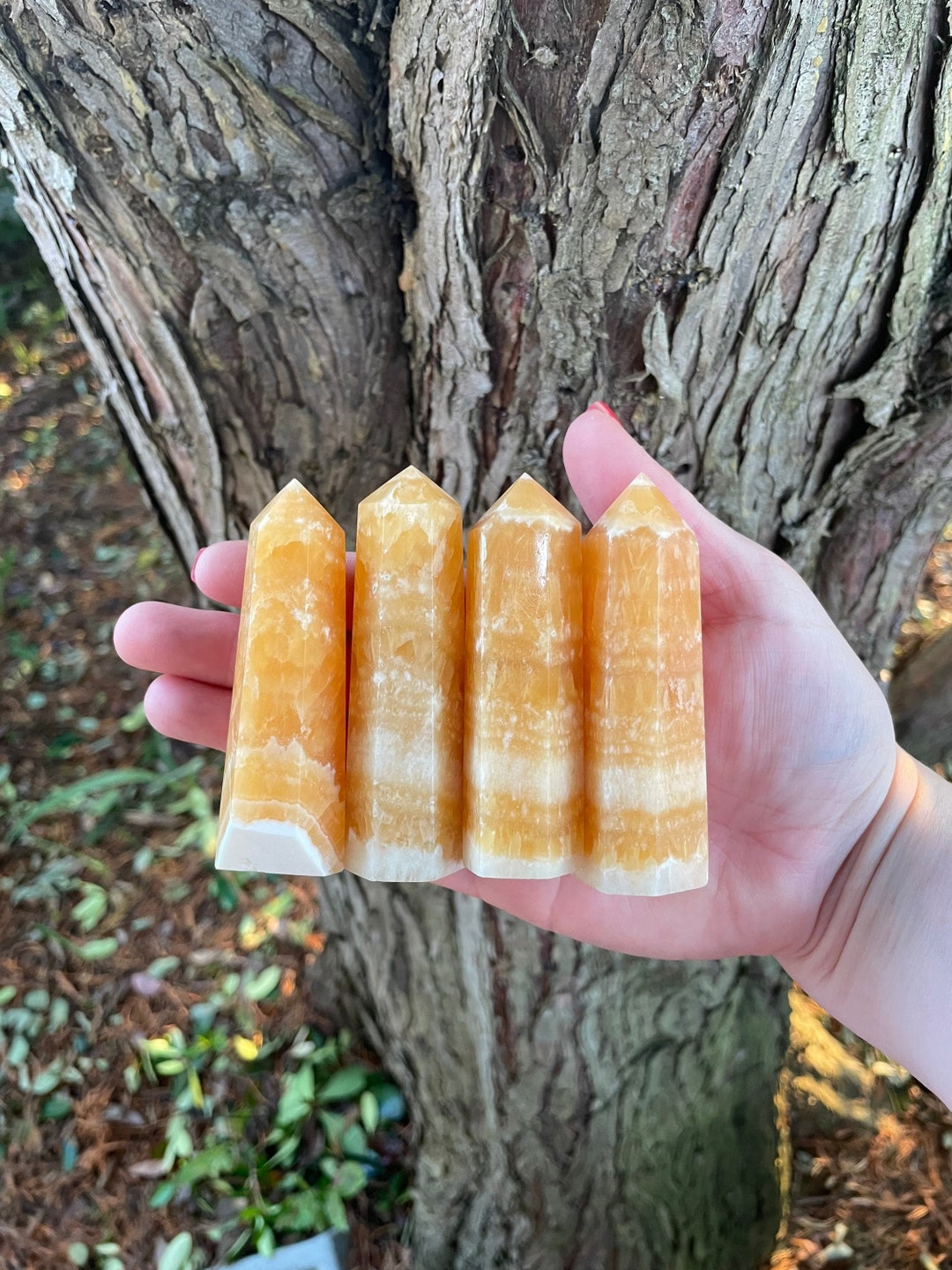 Orange Calcite Orange Calcite Point Crystal Point Calcite - Etsy New ...