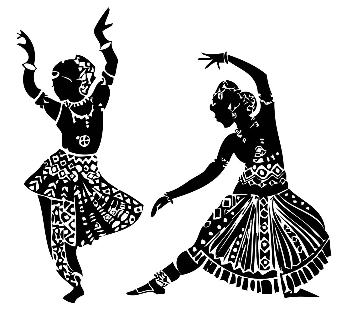 Abstract African WOMEN Dancing Ebony VECTOR Jpeg Png EPS Svg | Etsy