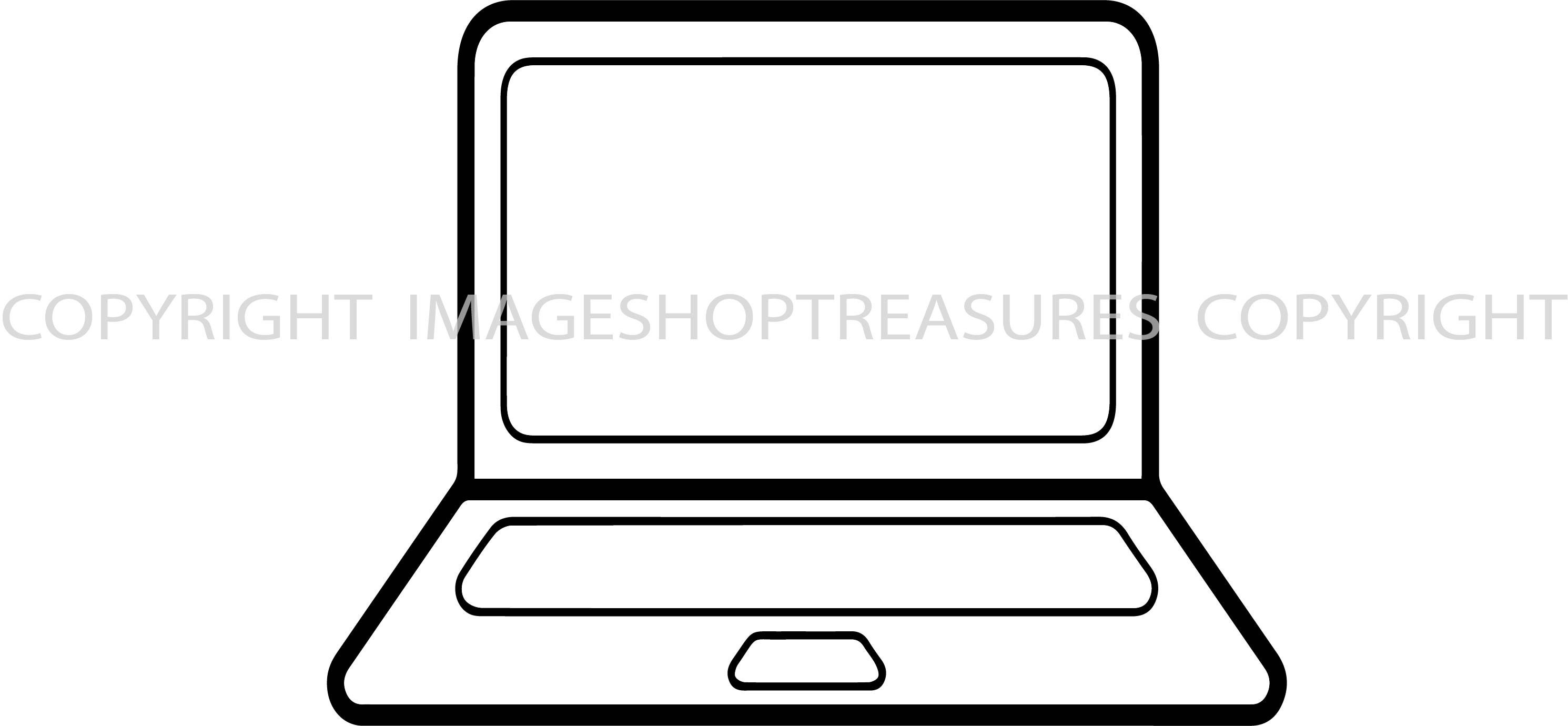 Cpu Clip Art Black And White