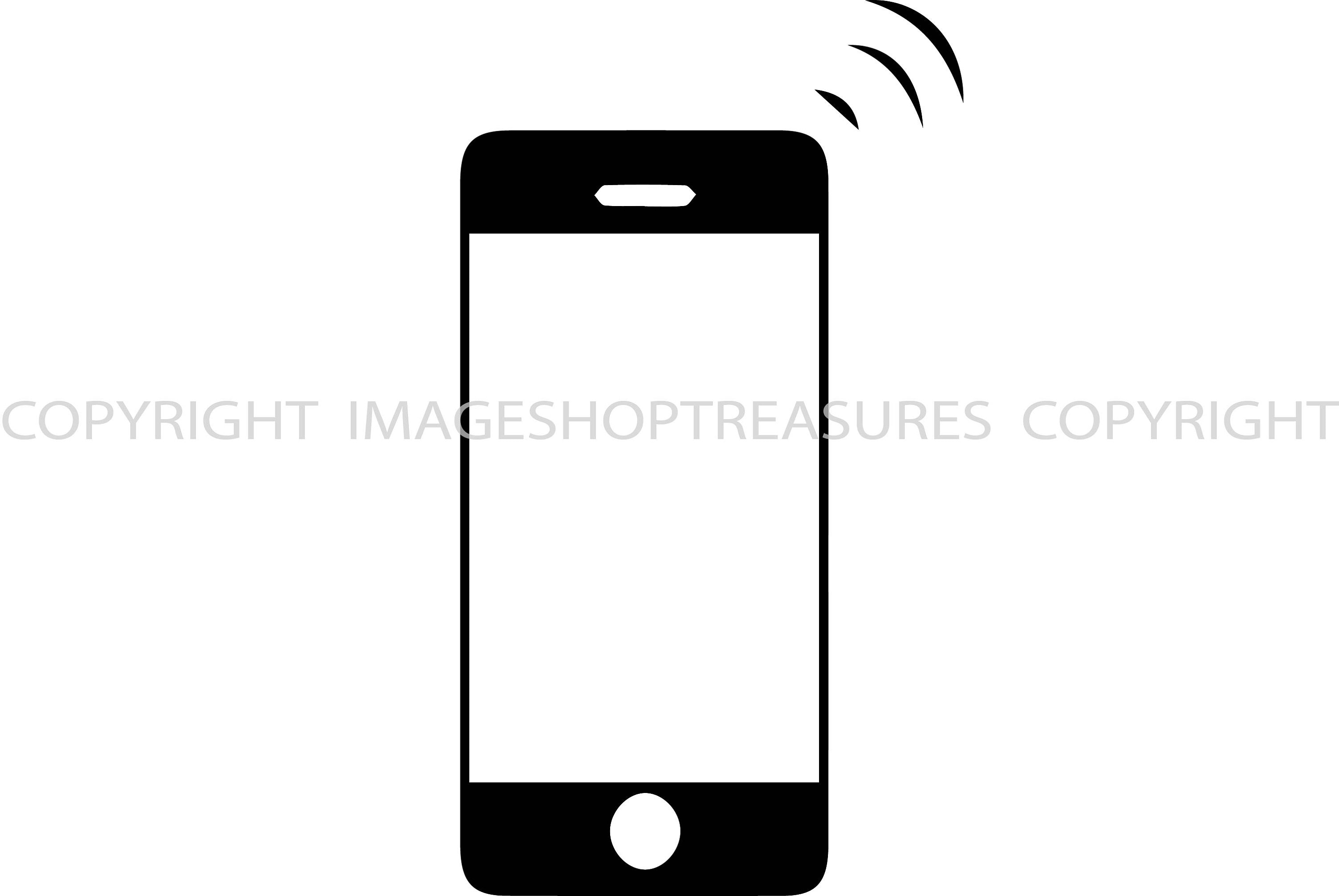 Cell Phone Use Logo Iphone Android Ringing Battery Vector - Etsy