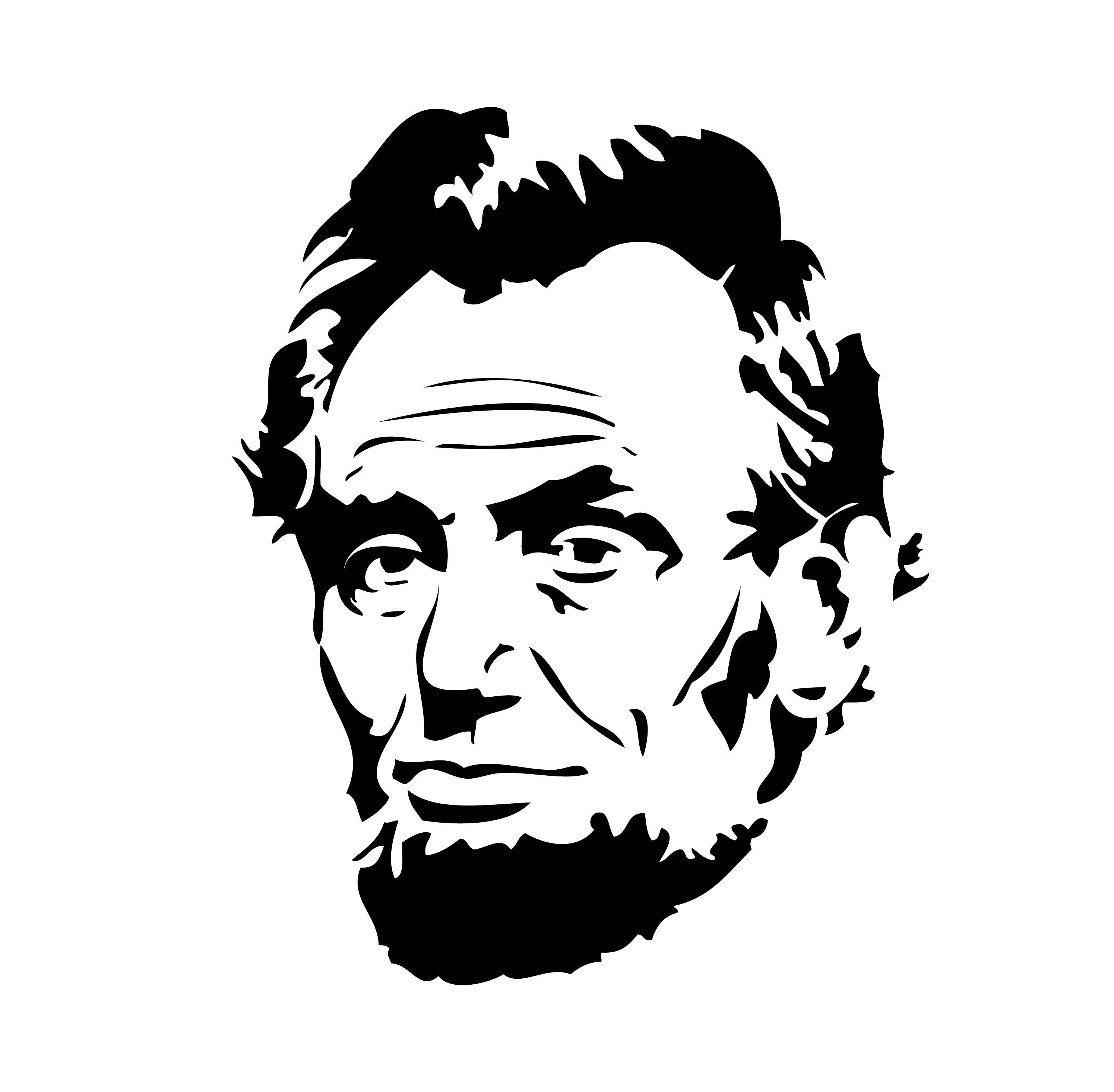 Abraham Lincoln Silhouette Clip Art