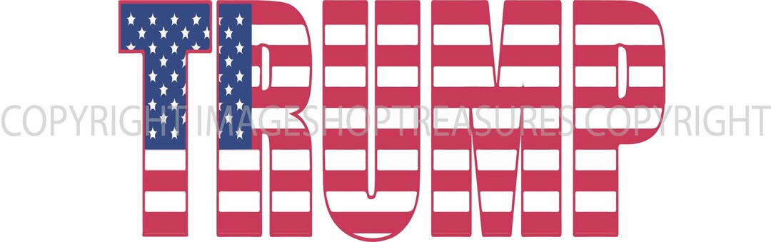 Republican Donald Trump Color Flag America MAGA Usa SVG PNG Jpeg, Eps ...