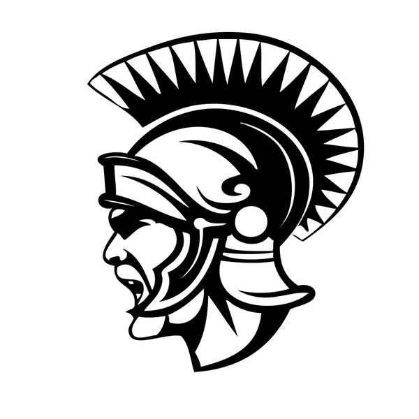 Spartan Skull Helmet Svg - Etsy