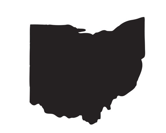 Ohio Shape Vector