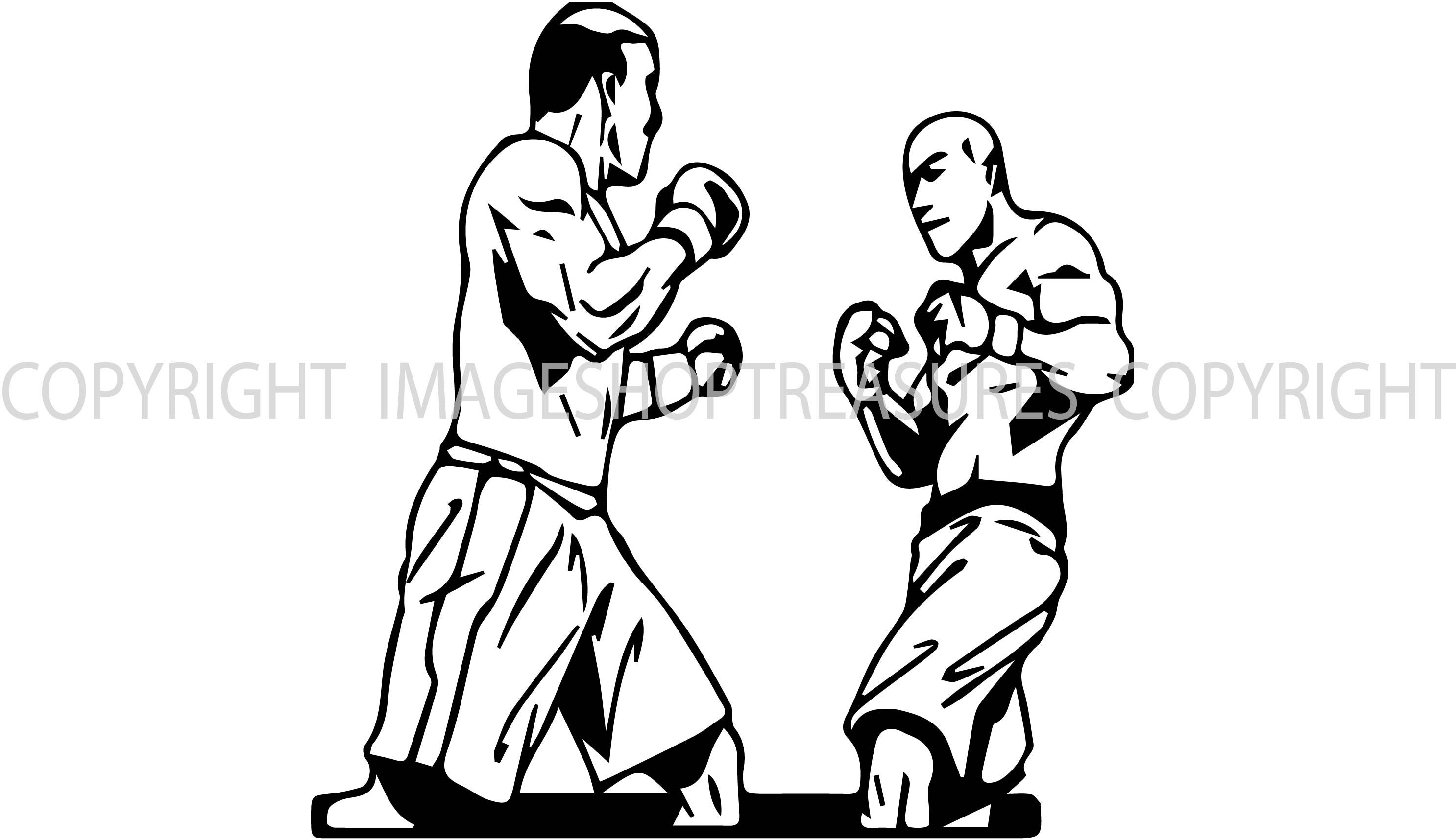 Fighter Boxer Drawing