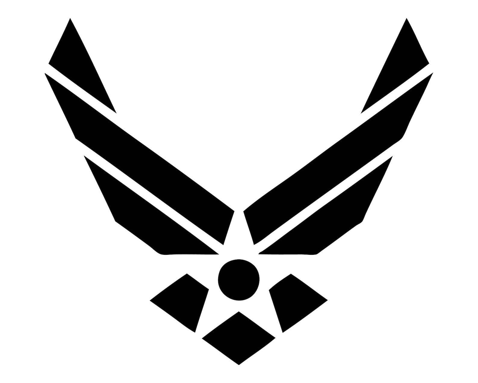 Air Force VECTOR Logo Outline Symbol SVG Jpeg Png EPS Digital Download ...