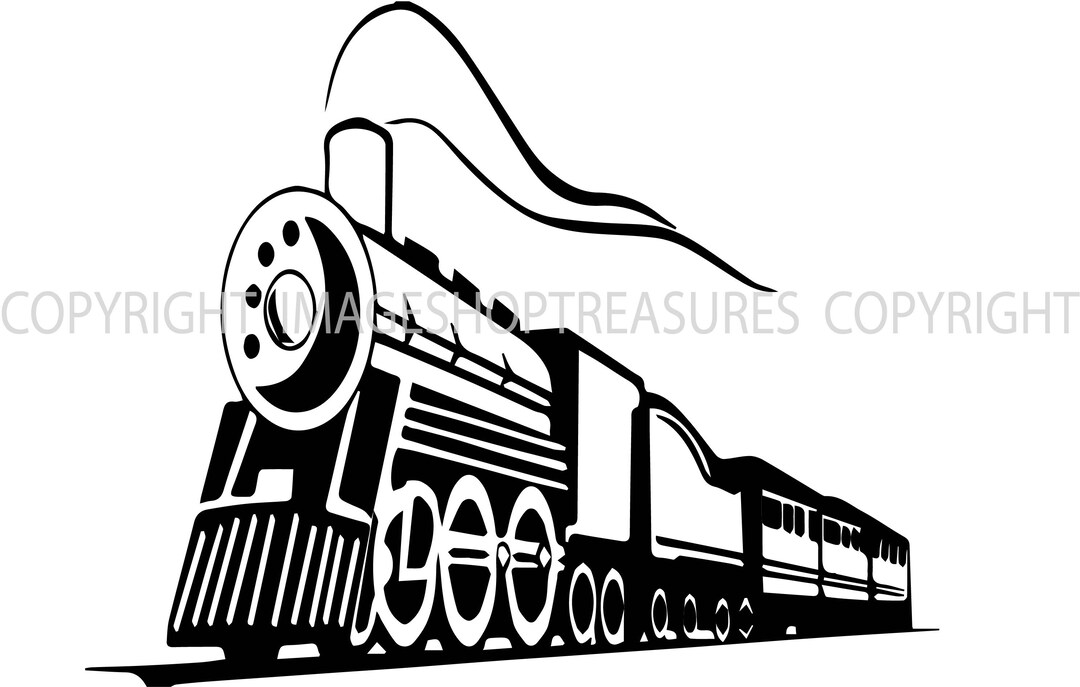 Railroad Crossing Sign Railway Steam Train Engine Locomotive Vintage ...