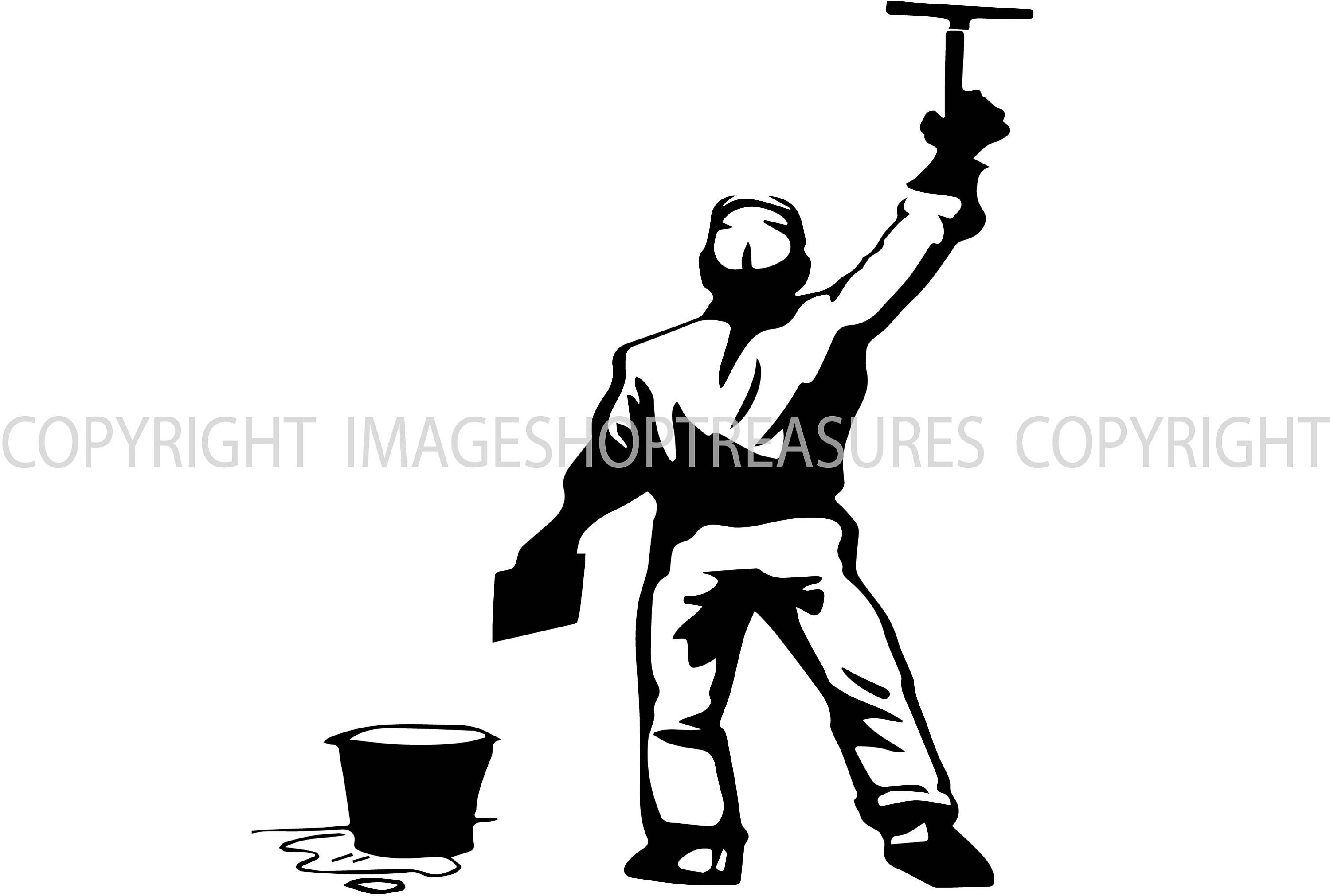 Window Washers Cleaning Logo Maid Service Buisness Housekeeping Clean ...