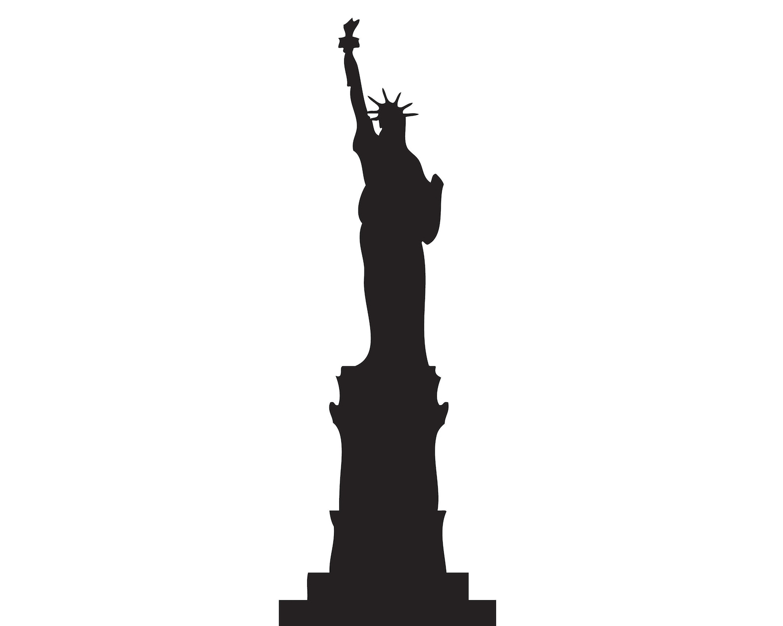 United States America Statue of Liberty Landmark State Symbol | Etsy