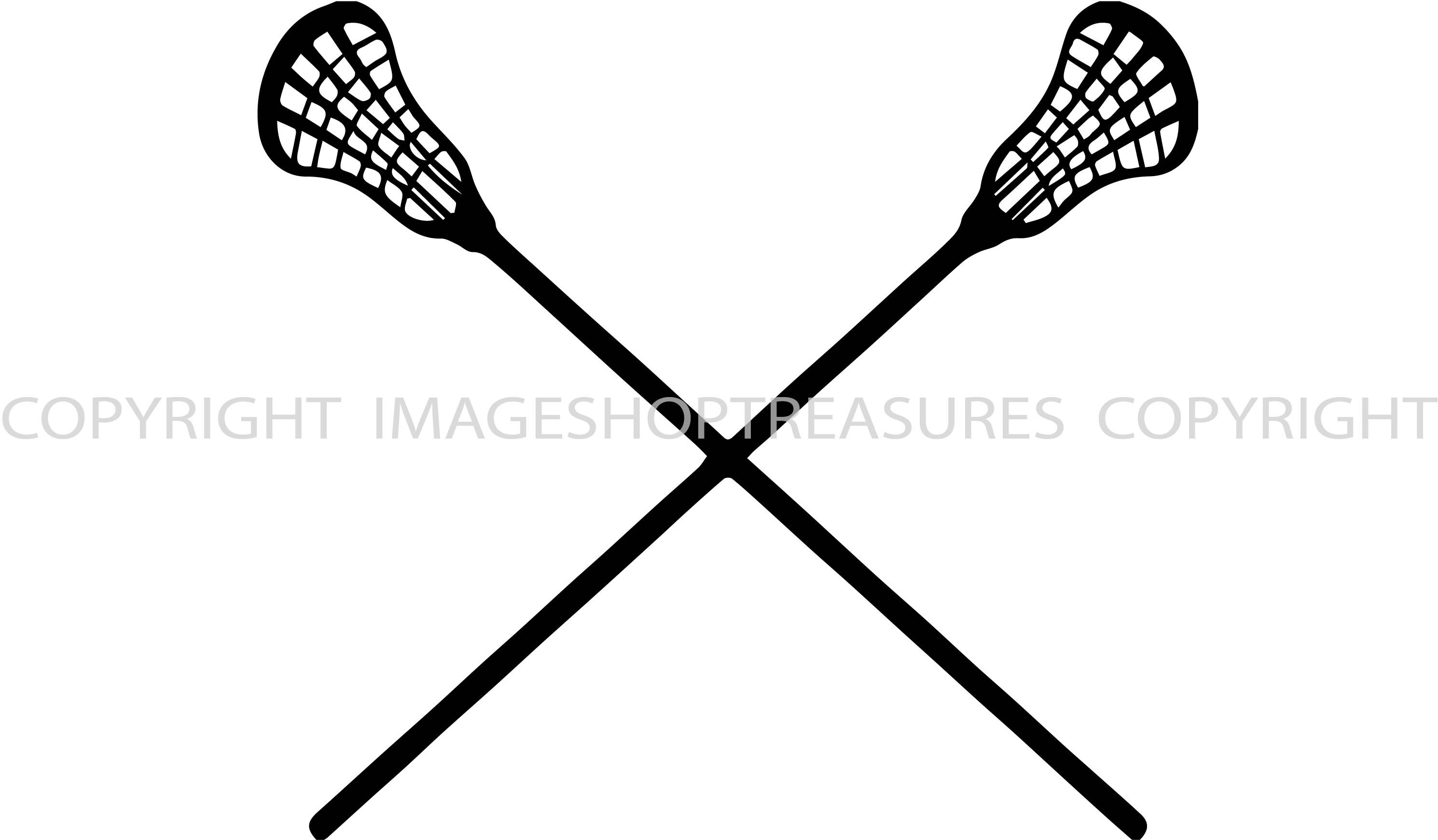 Lacrosse Sticks Crossed Player College Pep Rally Spirit Vector Varsity Silhouette Sport Jpeg Eps