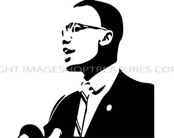 Malcolm X Clipart - Etsy