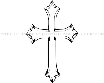 Funeral Cross Clipart - Etsy