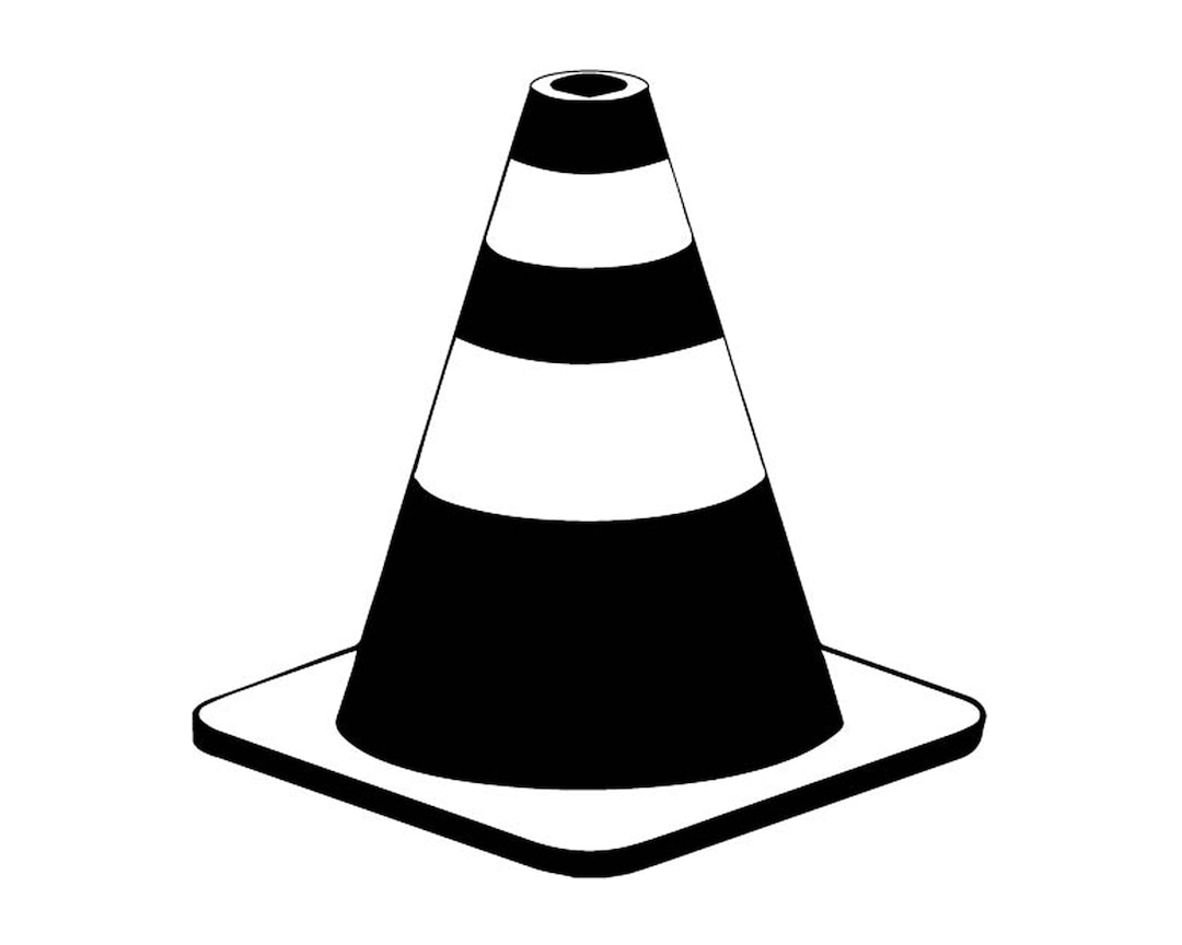 Hazard Cone Safety Caution Road Traffic Sign Warning Street Danger ...