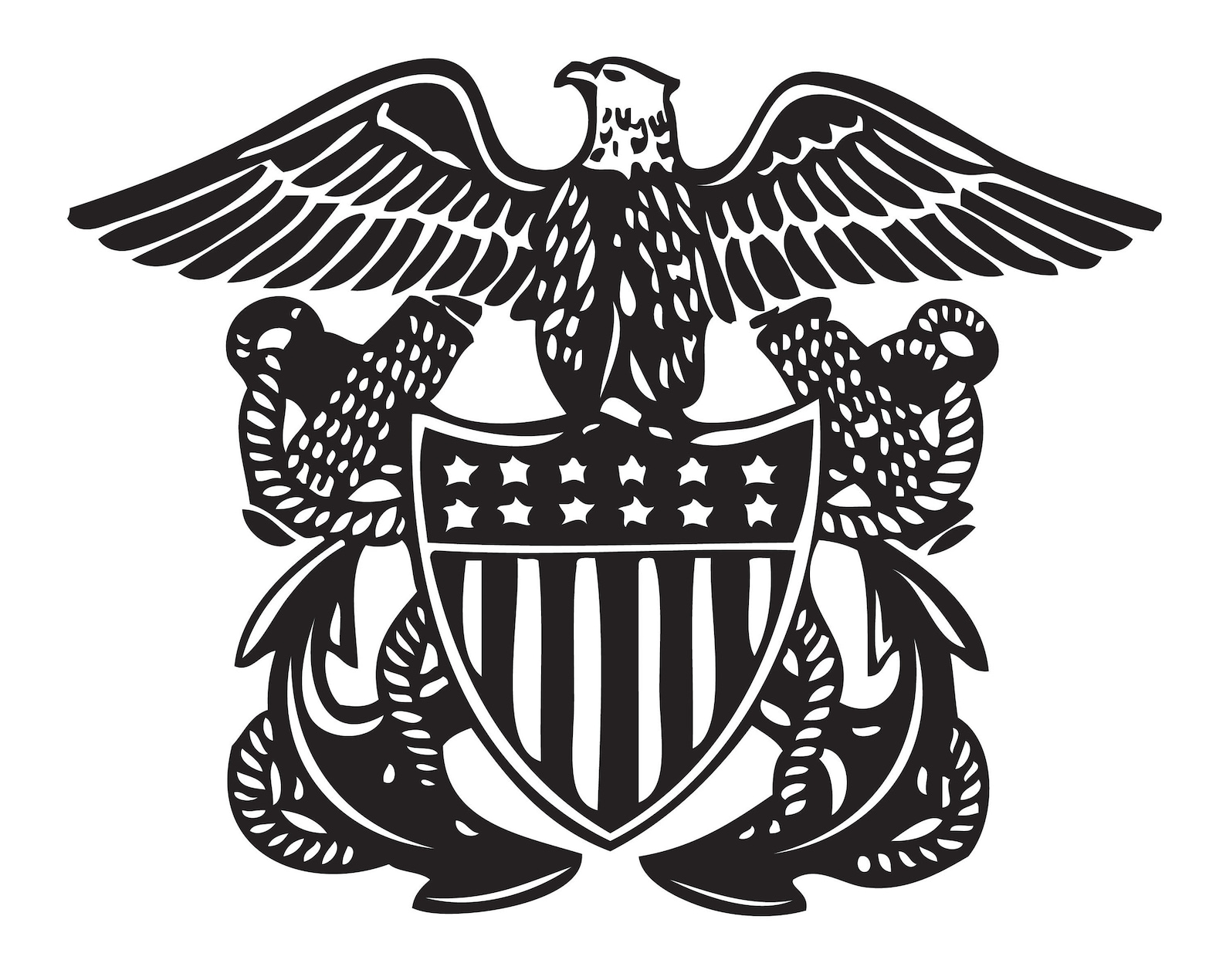 Navy Officer Crest Army Marine Air Force Military Eagle Anchor VECTOR ...