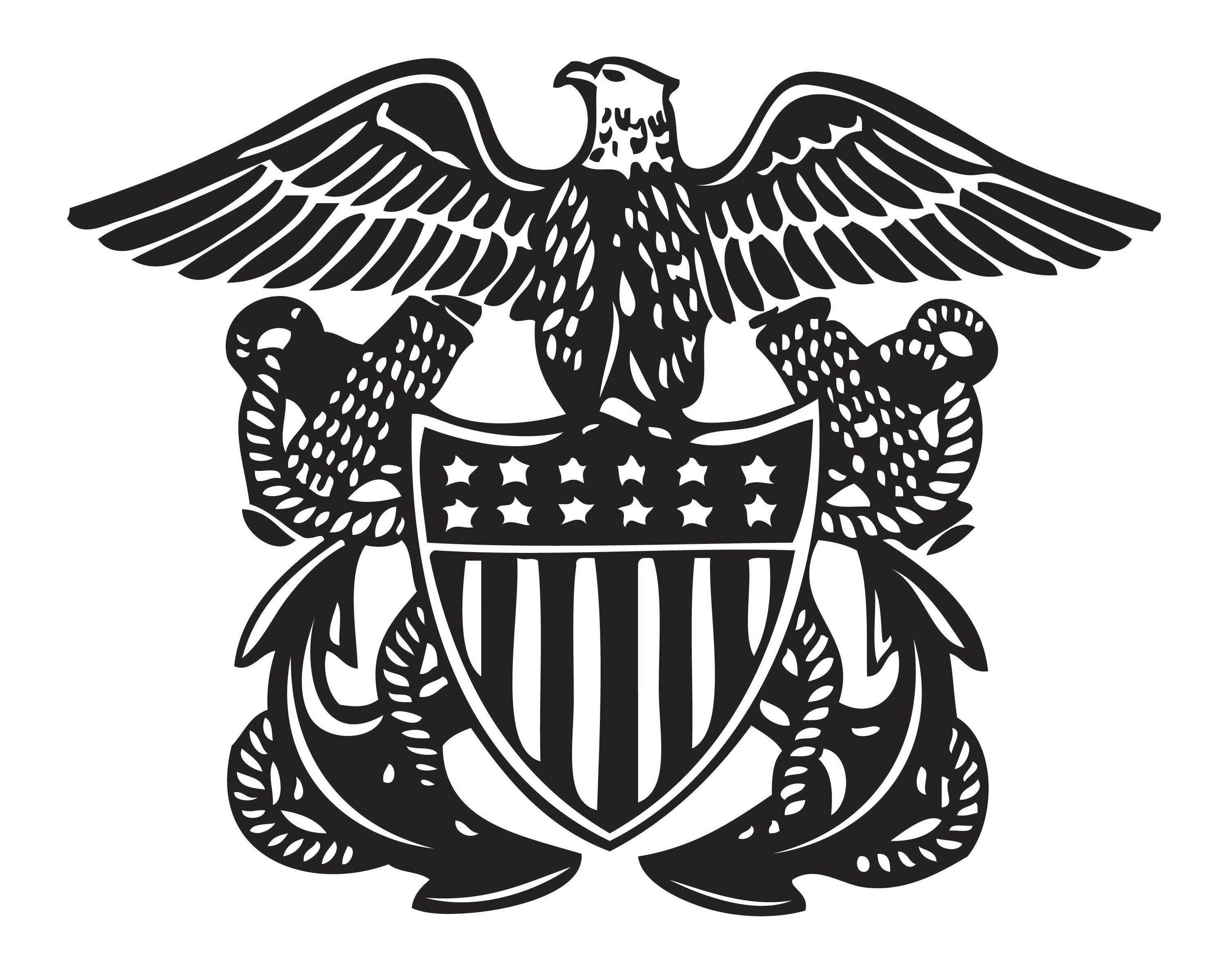 Navy Officer Crest Army Marine Air Force Military Eagle Anchor VECTOR ...