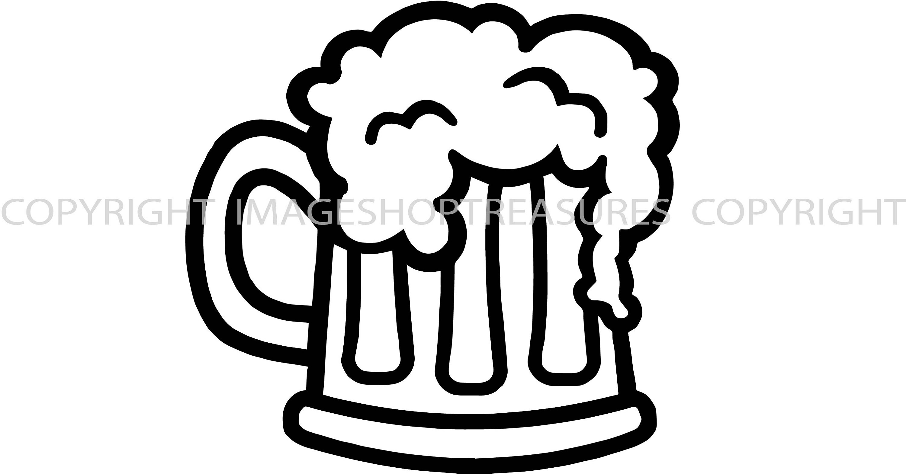 Beer Mug Cheers Suds Foam Soda Sign Pop Lager Draft Vector - Etsy