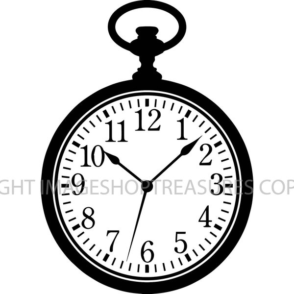Pocket Watch Svg - Etsy