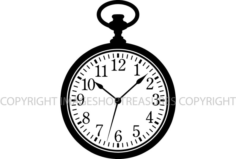Pocket Watch Clock Timer Old School Stop Watch Timepiece Ticker Time ...