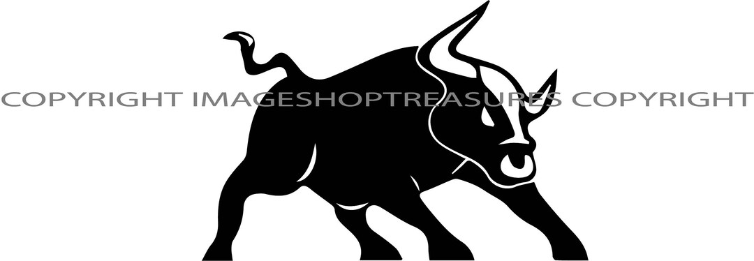 Angry BULL Taurus Running Zodiac Rodeo Charging Horns VECTOR Jpeg Png ...