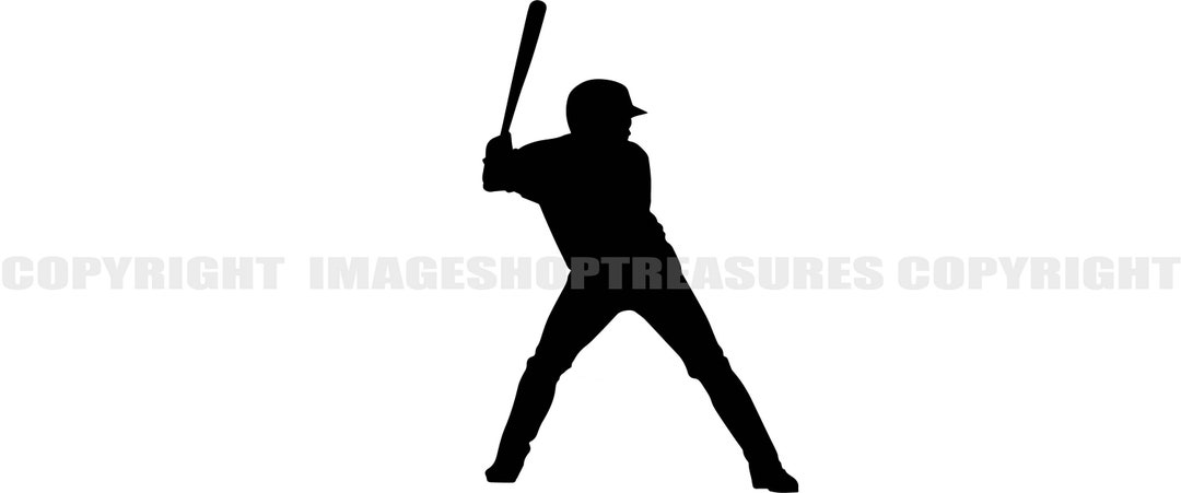 Baseball Softball BATTER Hit Hitter Stance Ball Sports League Player ...