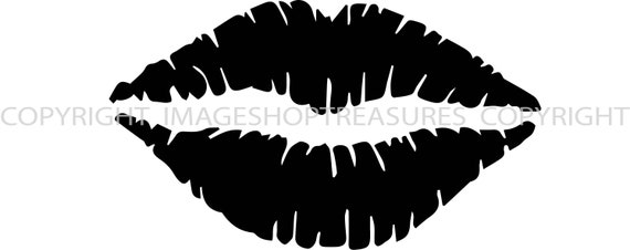 Woman Kiss Lips Pucker Smooch Peck Lipstick Loving Romance | Etsy