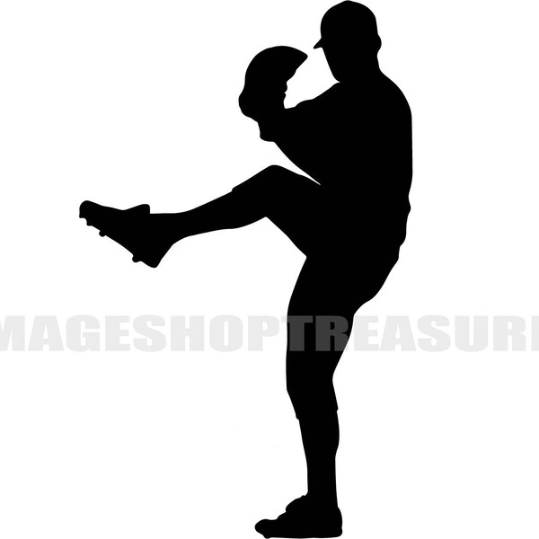 Softball Pitcher Logo - Etsy