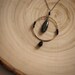 Rudilated Quartz and Black Splinel Necklace - Etsy