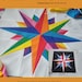 Compass Rose Quilt Block: Foundation Paper Pattern (instant Download ...