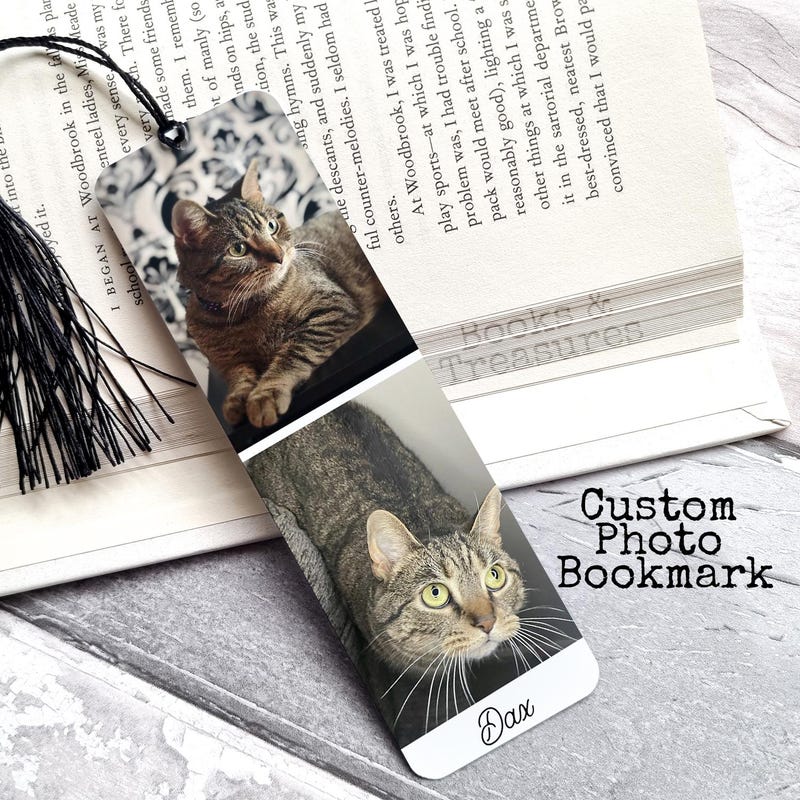 Custom Metal Bookmark - Etsy