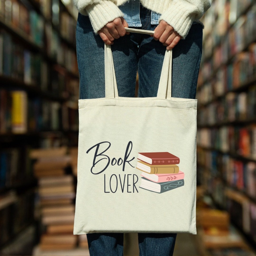 Book Lover Tote Bag Bookish Gift - Etsy