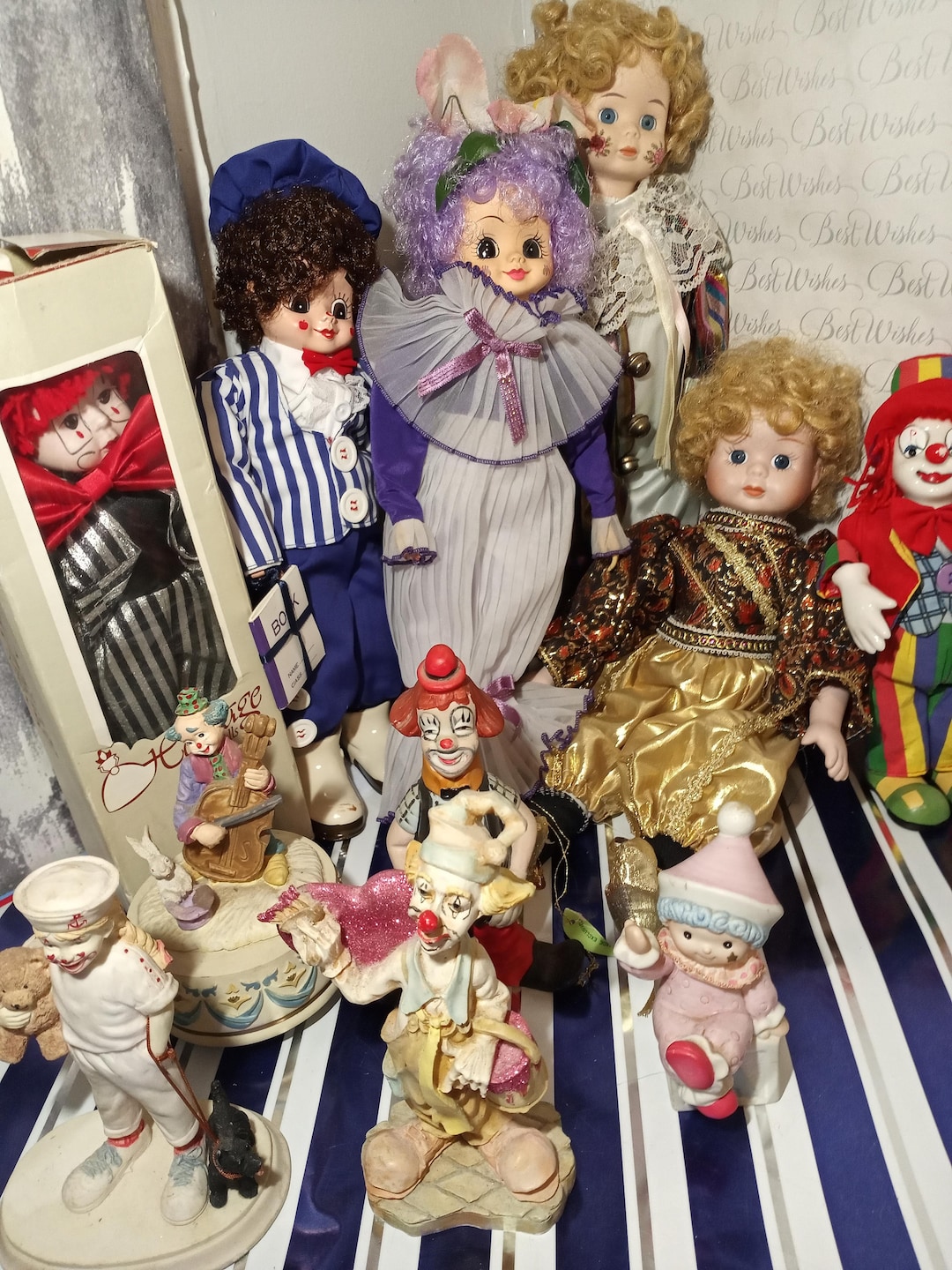 Jester, Clown Dolls, Clown Figurines - Etsy