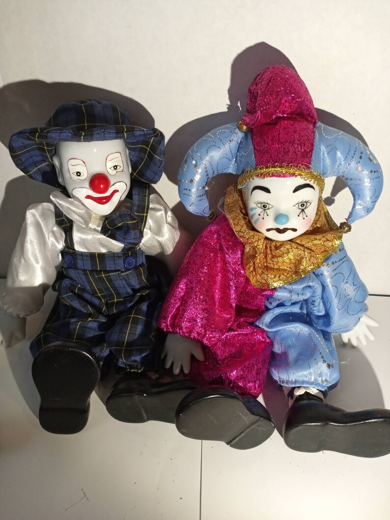 Jester, Clown Dolls, Clown Figurines - Etsy