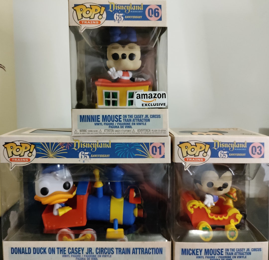 Funko Pop Donald Duck on the Casey Jr Circus Train Attraction, Mickey ...