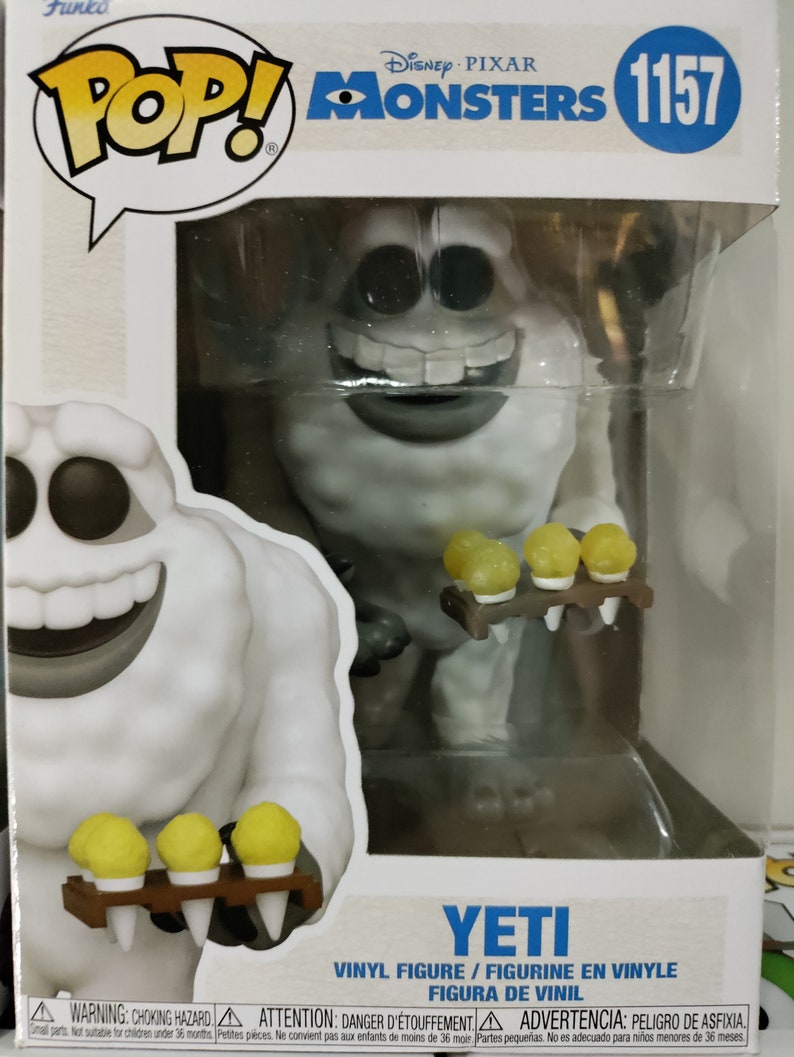 Funko Pop Monsters Inc Sulley Celia Yeti Boo and Mike - Etsy