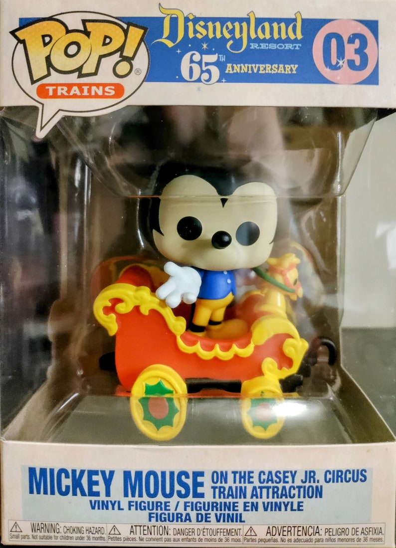Funko Pop Donald Duck on the Casey Jr Circus Train Attraction, Mickey ...