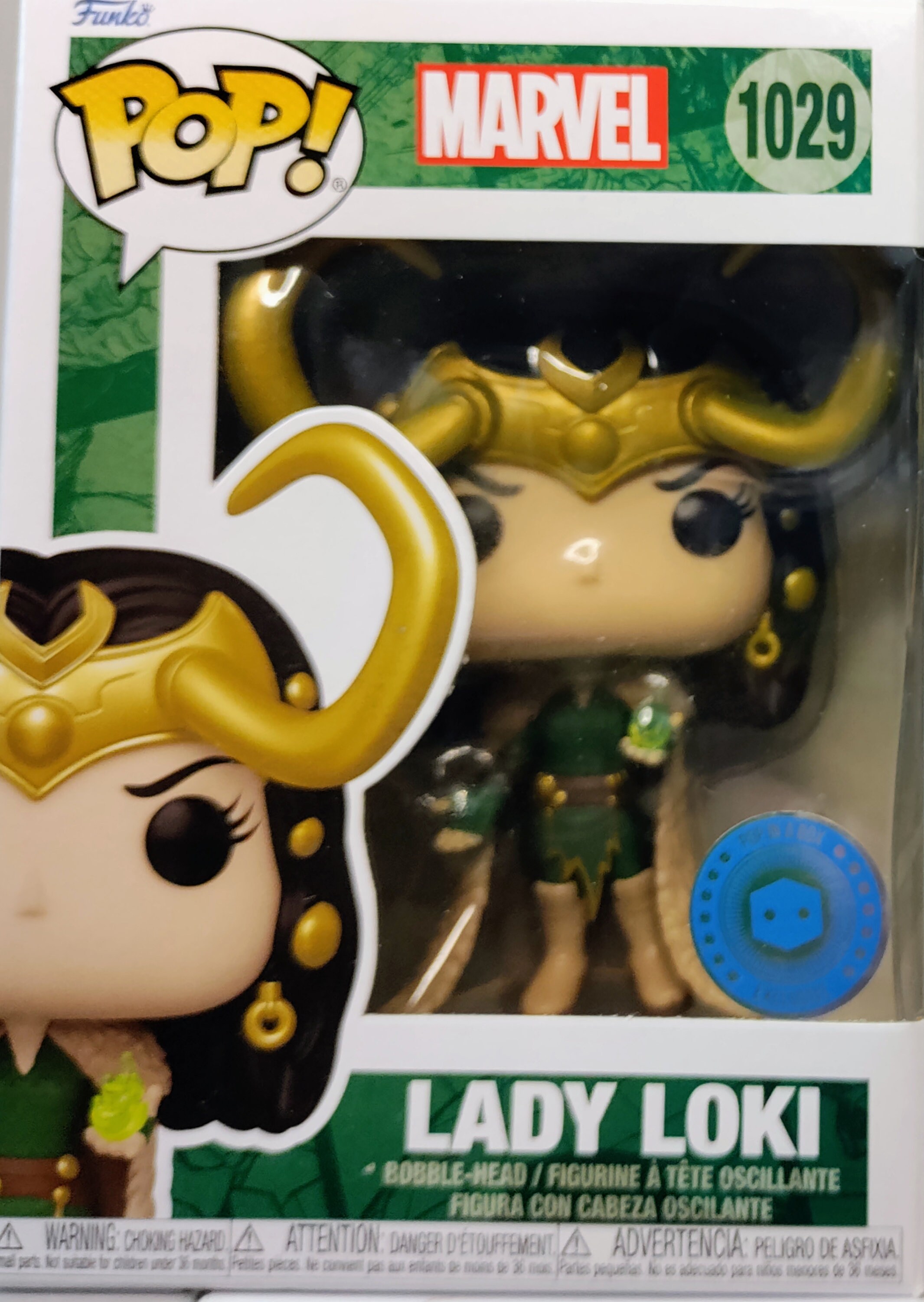 Funko Pop 1029 Lady Loki Pop in a Box, 615 Loki Free Comic Book Day PX ...
