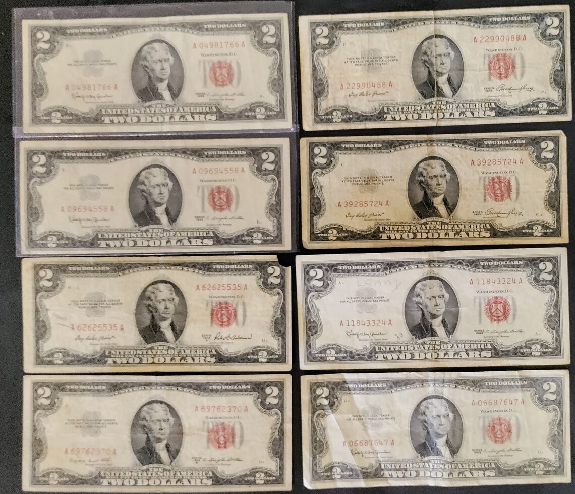 Fancy Serial Numbers US Currency 5's, 20's & 50's Dollar Crisp Note's ...