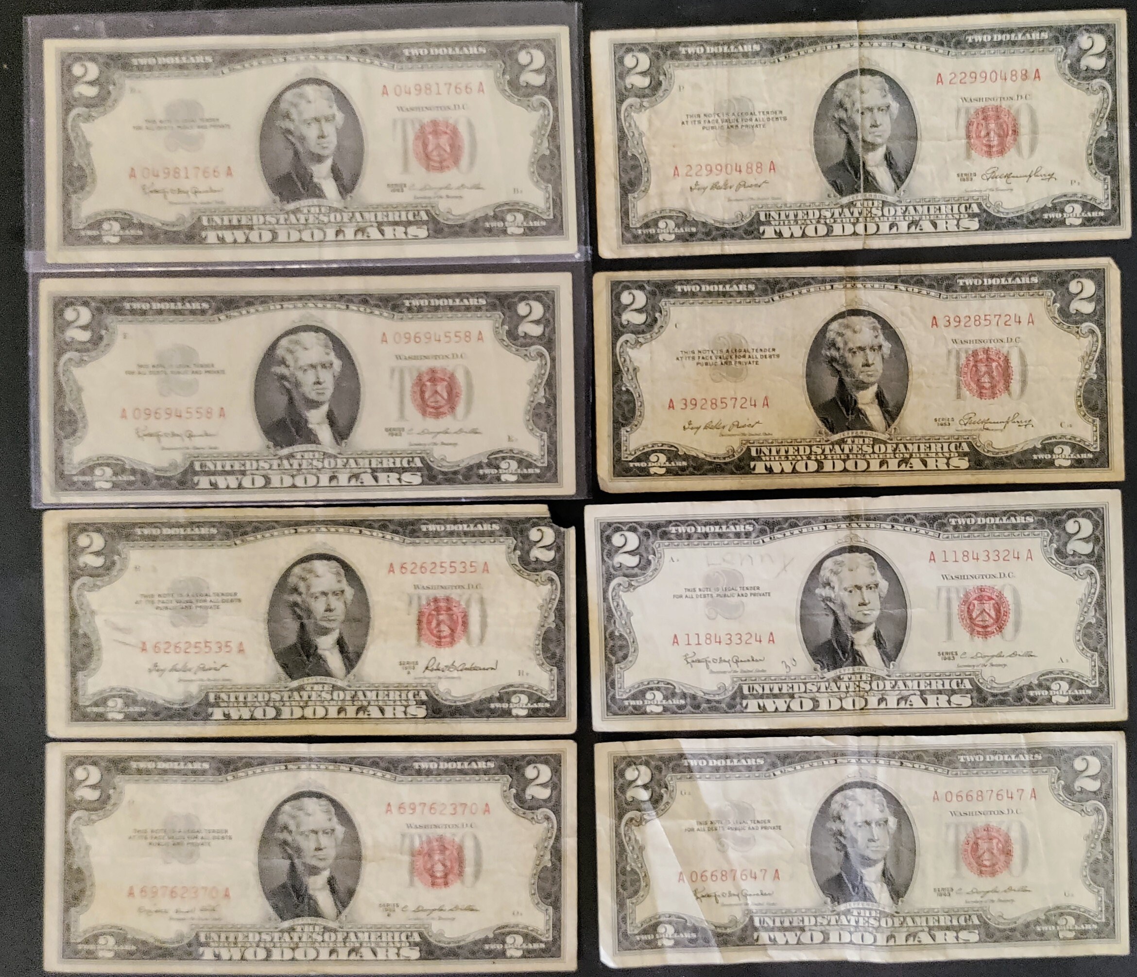 Fancy Serial Numbers US Currency 5's 20's & 50's - Etsy