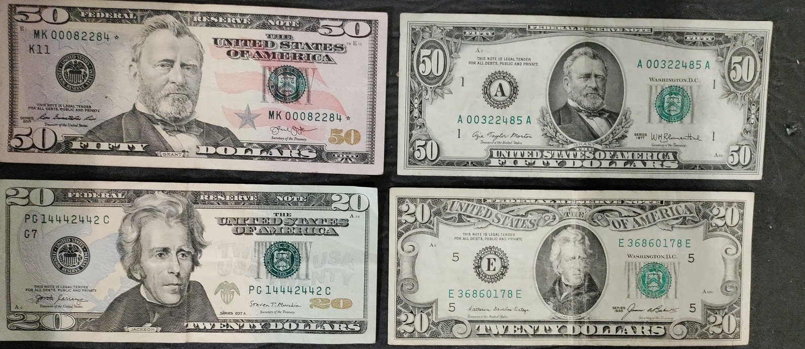 Fancy Serial Numbers US Currency 5's 20's & 50's - Etsy