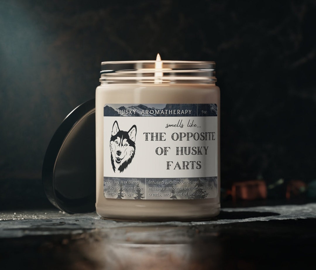 Husky Gifts, Husky Mom, Funny Husky Gift, Husky Candle, Funny Dog Gift ...