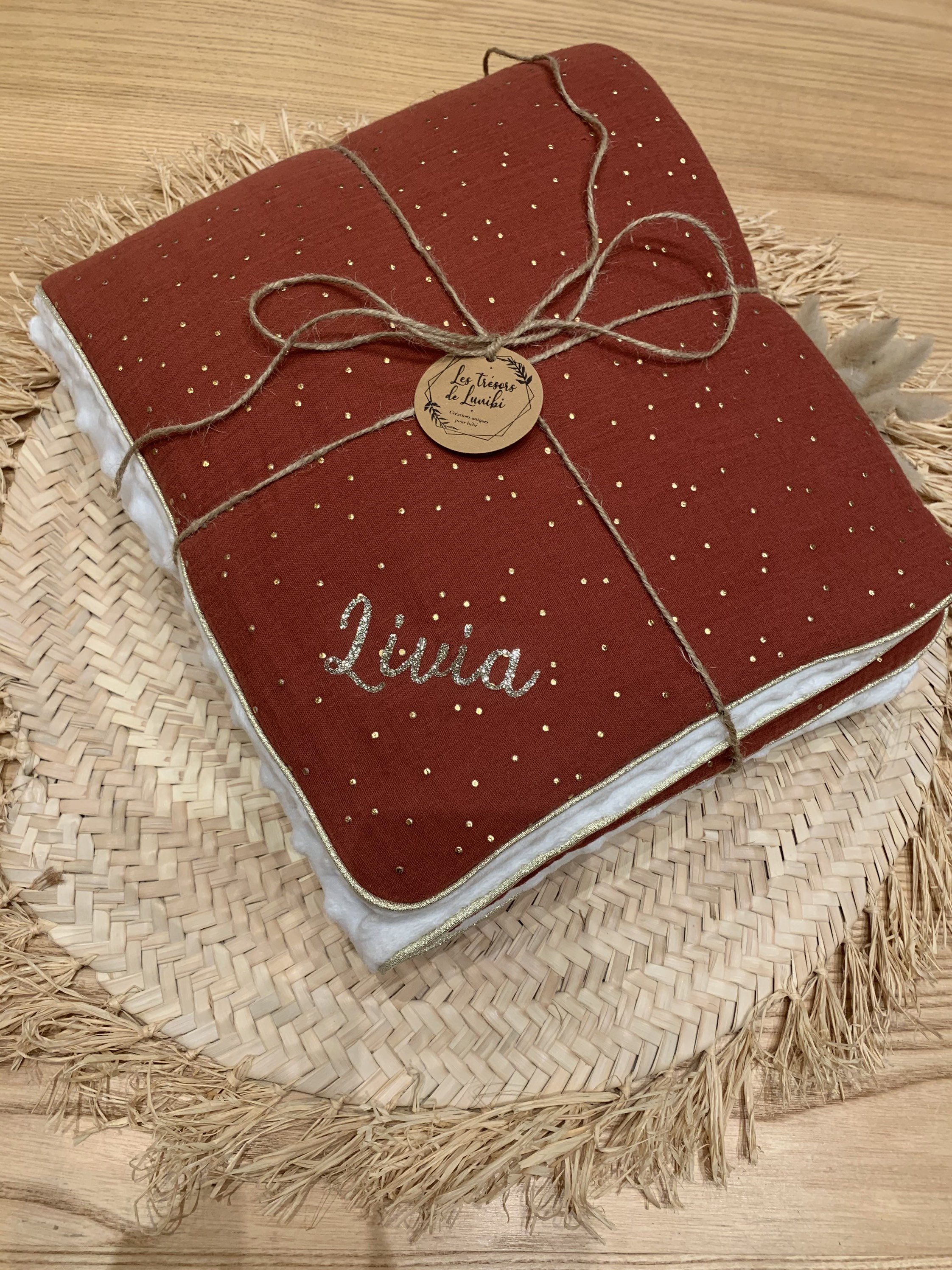 Couverture chaude en double gaze / minky doublé ouatine - Etsy France