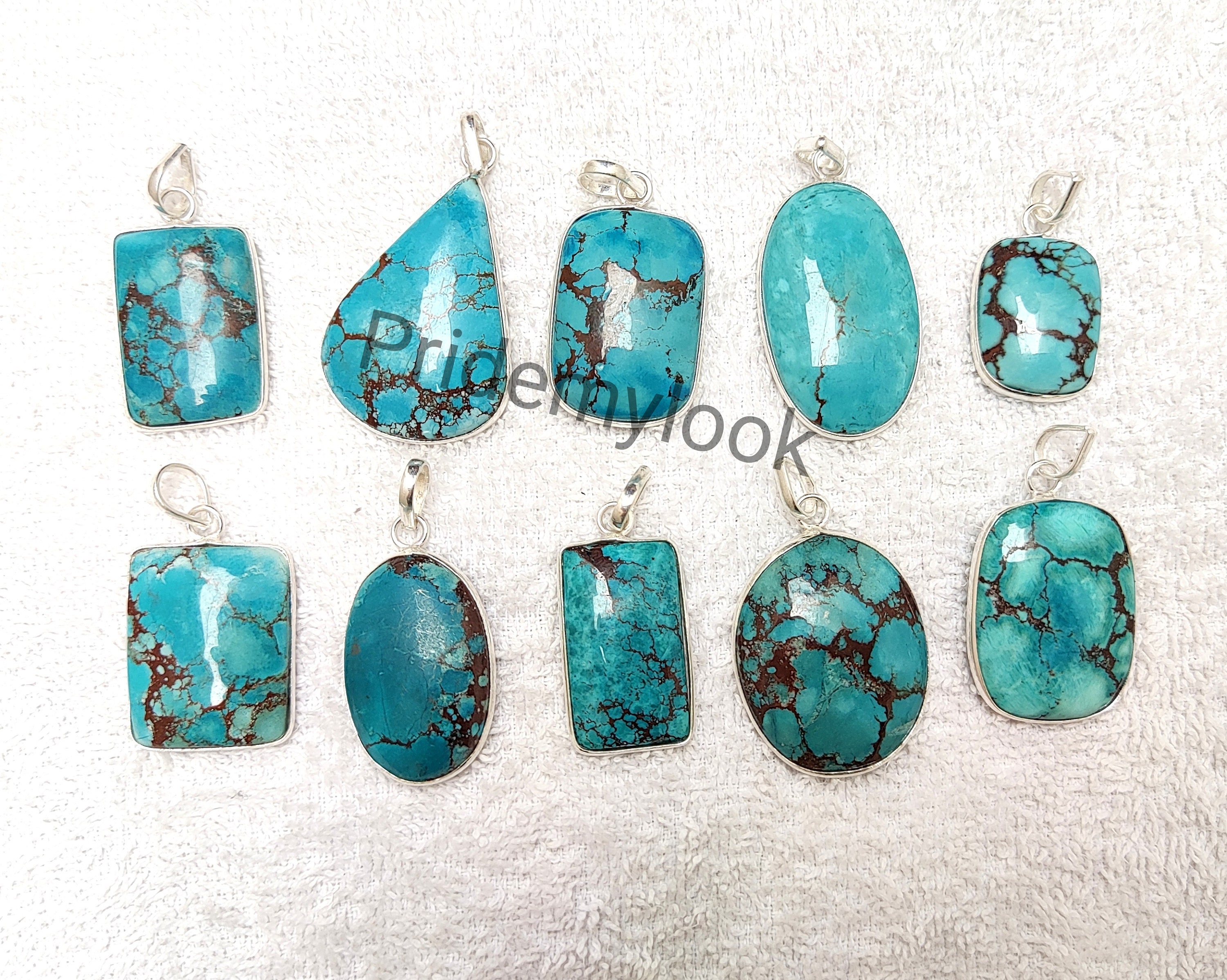 Wholesale Turquoise Pendants Lot Bulk Gemstone Pendants - Etsy