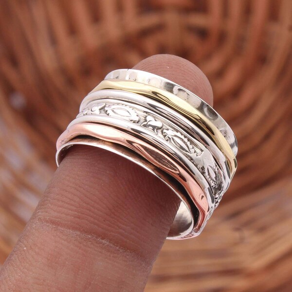 Spinner Rings for Women Made in Us - Etsy