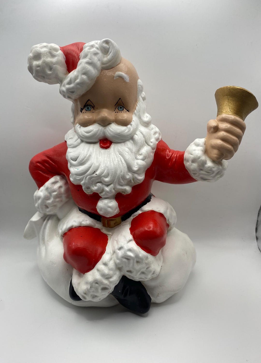 Hand Painted ATLANTIC MOLD SANTA Christmas Figure. - Etsy