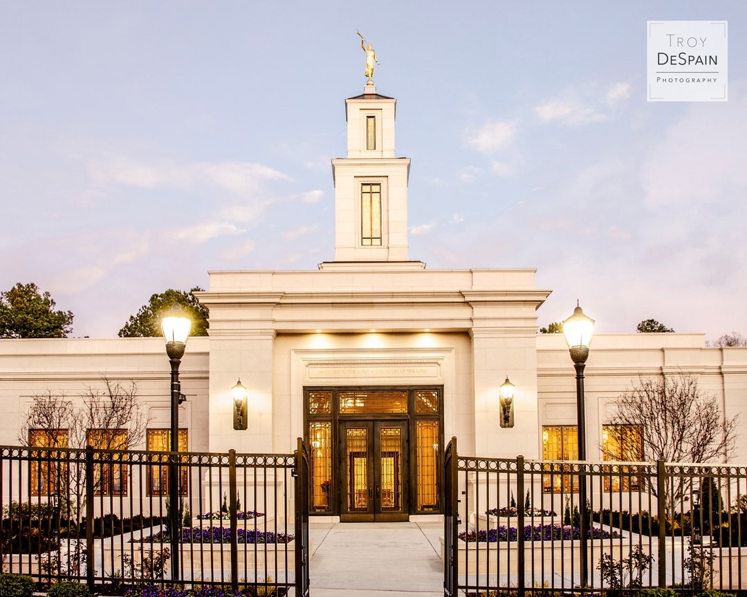 Raleigh North Carolina Temple - Digital Download (030) - Etsy