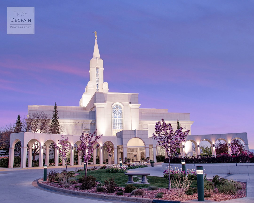 Bountiful Utah Temple - Digital Download (041) - Etsy