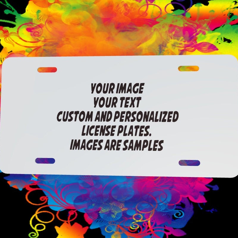 Decorative License Plates for Front of Car - Etsy