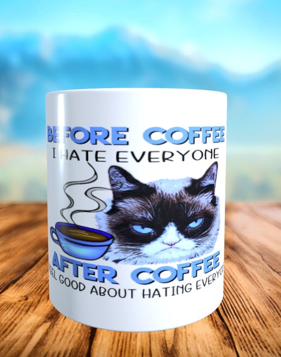 Grumpy Cat Hate Coffee