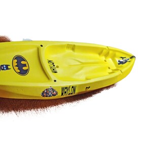 KAYAK DECAL, Custom Text Decal, Boat Decal, Custom Kayak Decal, Canoe ...