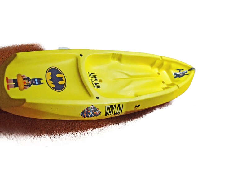 KAYAK DECAL, Custom Text Decal, Boat Decal, Custom Kayak Decal, Canoe ...